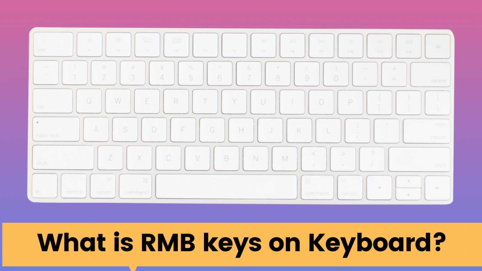 What Is RMB Keys On Keyboard KMG Advice